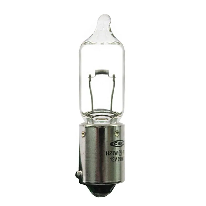 Traditional Auto Incandescent Light Bulb H21W 6000K BAY9S 12v Car Bulb ...