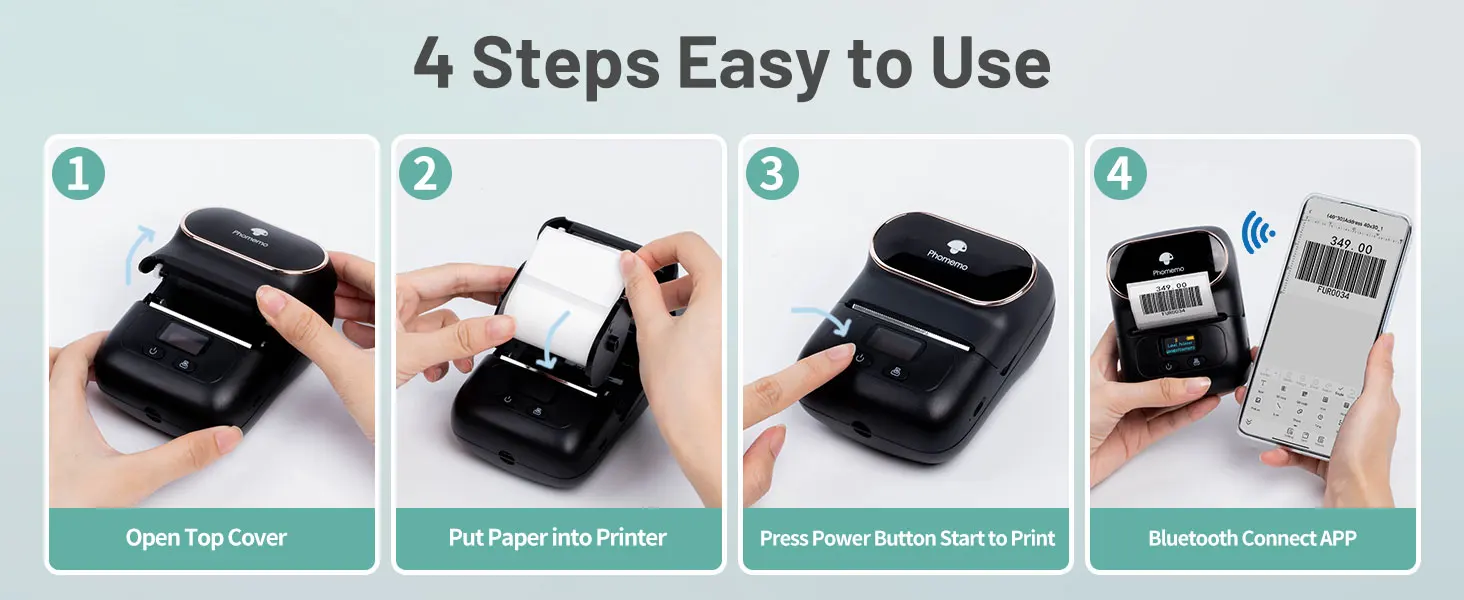 Android&IOS Android Portable Barcode Label Label Wifi Address Label ...