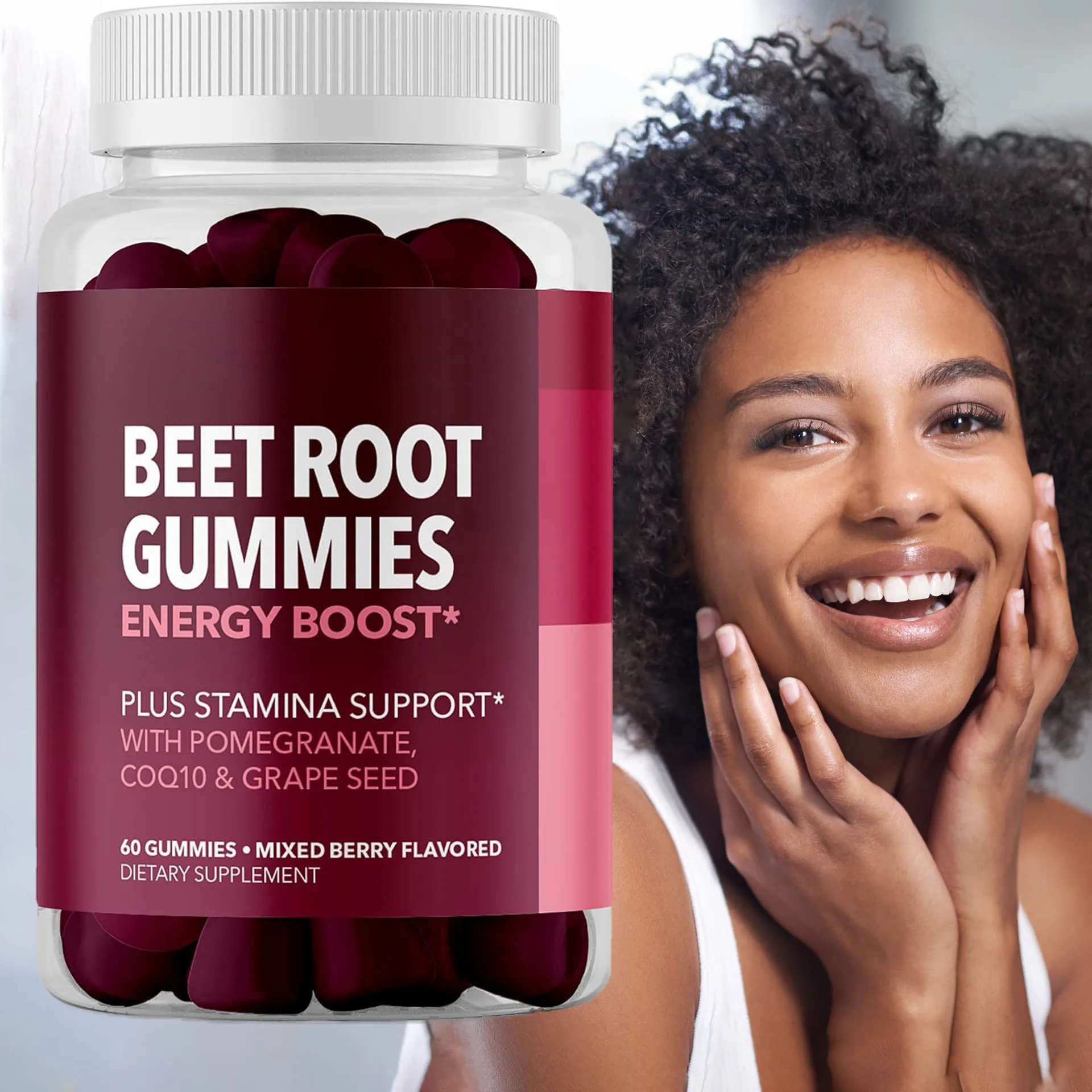 Beet Root + COQ10 Gummies Beet Root Extract Vitamins gummies Support ...
