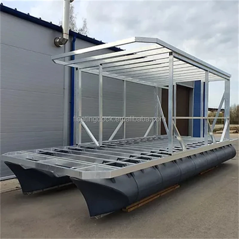 Easy Installation DIY Modular Floating Pontoon House Boat - Durable ...
