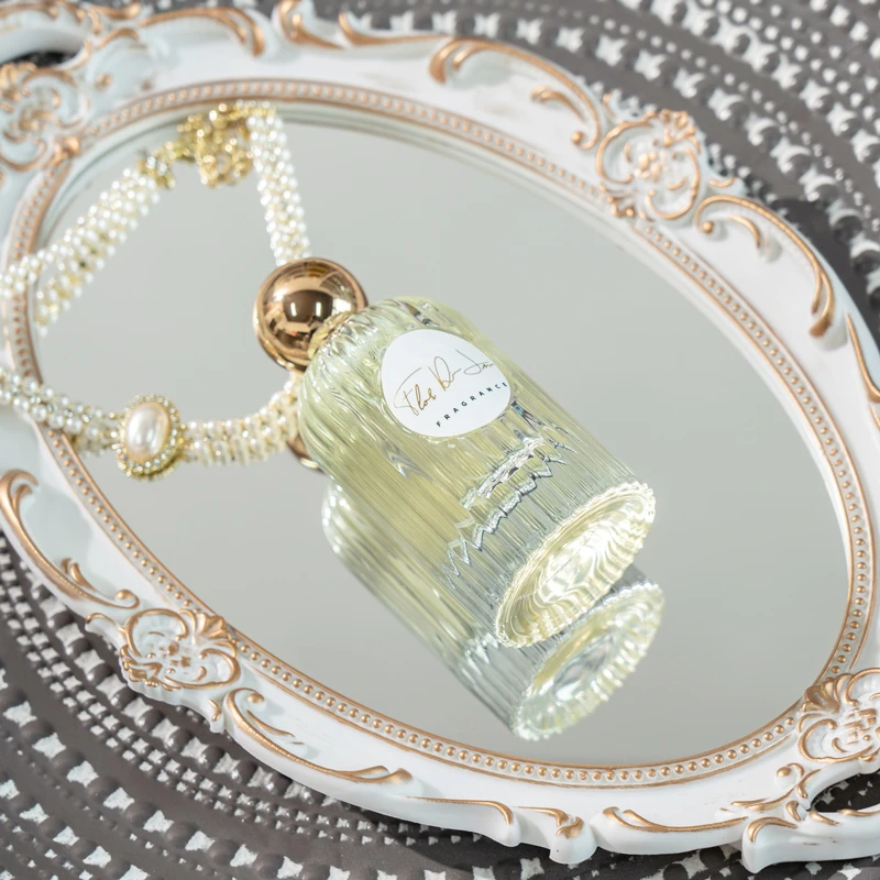 100ml Luxury Empty Perfume Bottle - Nostalgic Stripped Design
