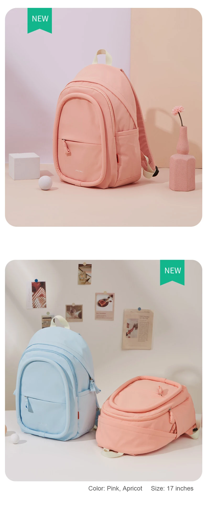 Mixi Fashionable Ladies Daily Mochilas Travel School Weekend Bag ...