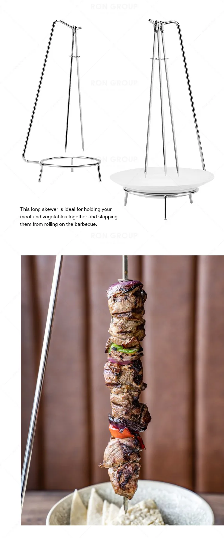 Wholesale Restaurant Stainless Steel Kebab Grill Rack