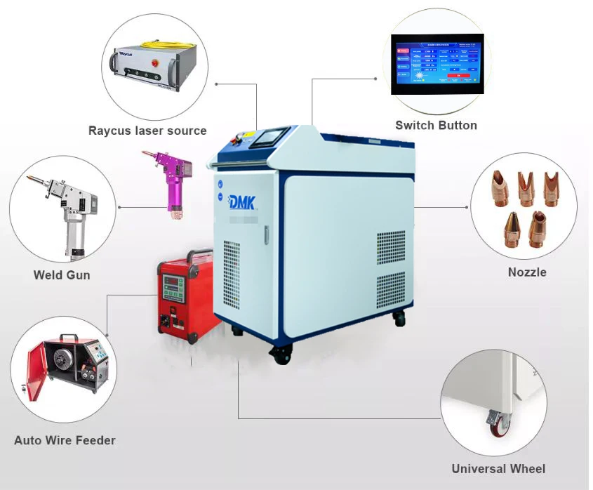 Dmk Handheld Portable 1000w-3000w Laser Welding Machine Multifunctional ...