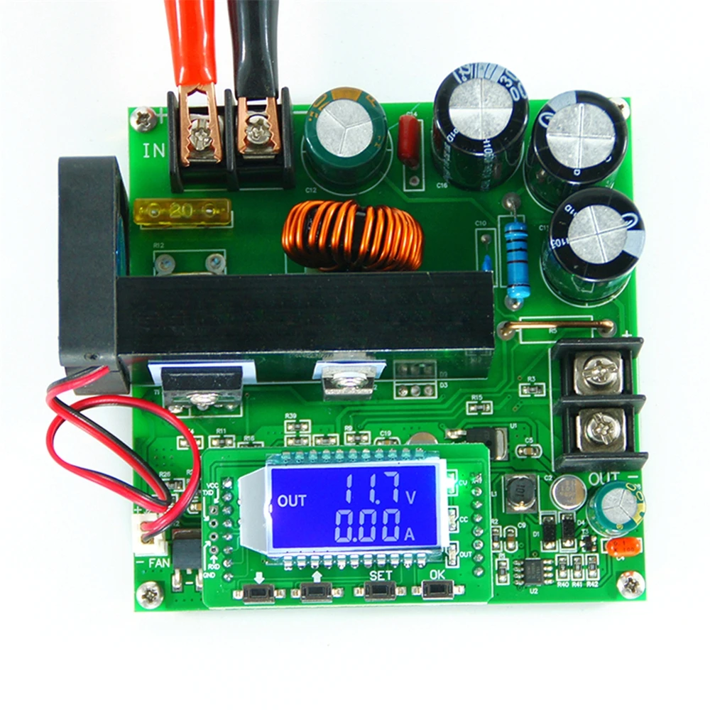 Step Up Converter Booster 900w 15a Dc-dc Boost Power Flyback Converter ...