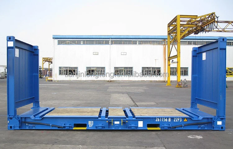 CSC Certified Collapsible End 20ft Flat Rack Container