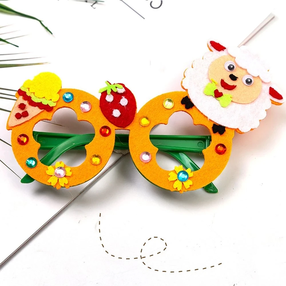 어린이 DIY Eva 3D 안경 소재 패키지 수제 예술 공예 휴일 활동 동물 안경 공예 재미있는 장난감 선물| Alibaba.com