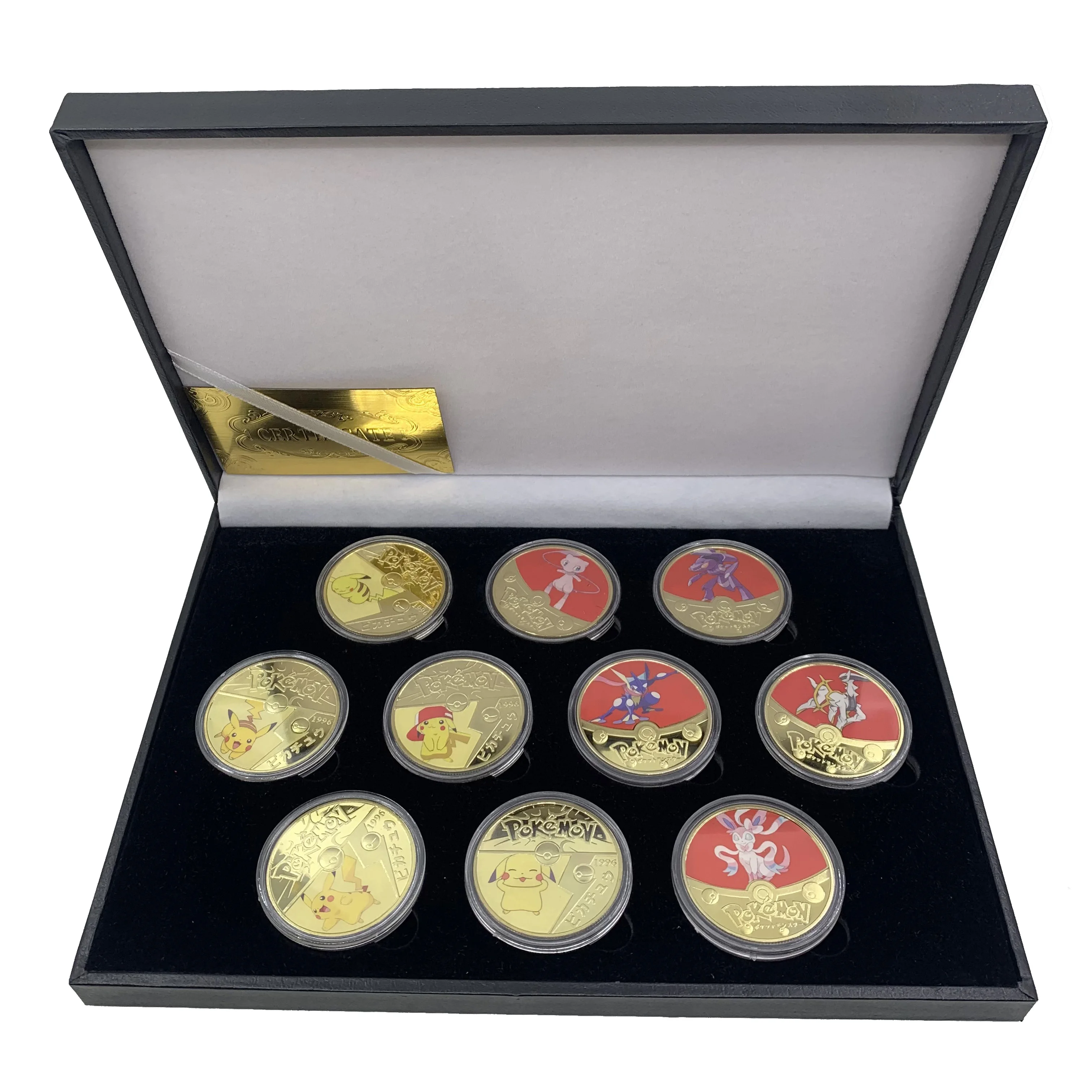 Toys & Hobbies Pokémon Individual Cards Pokemon Pikachu 10 Gold Plated ...