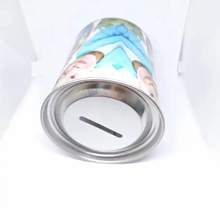 Piggy Bank Coin Collection Cans Pvc Tube Round Shape Money Box - Buy ...