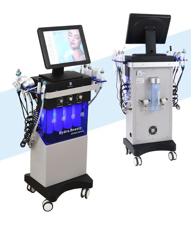 2023 Hydro Facial Hydra Dermabrasion Hydrafacy Facial Machine With 14 ...