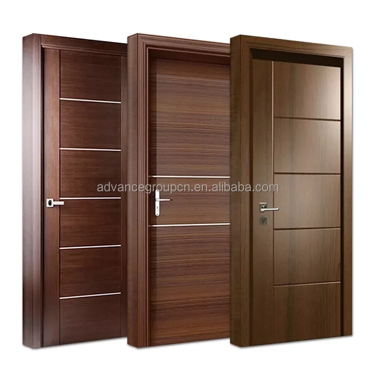 Modern Interior Room Solid Wooden Doors For Bedrooms Interior Wooden ...
