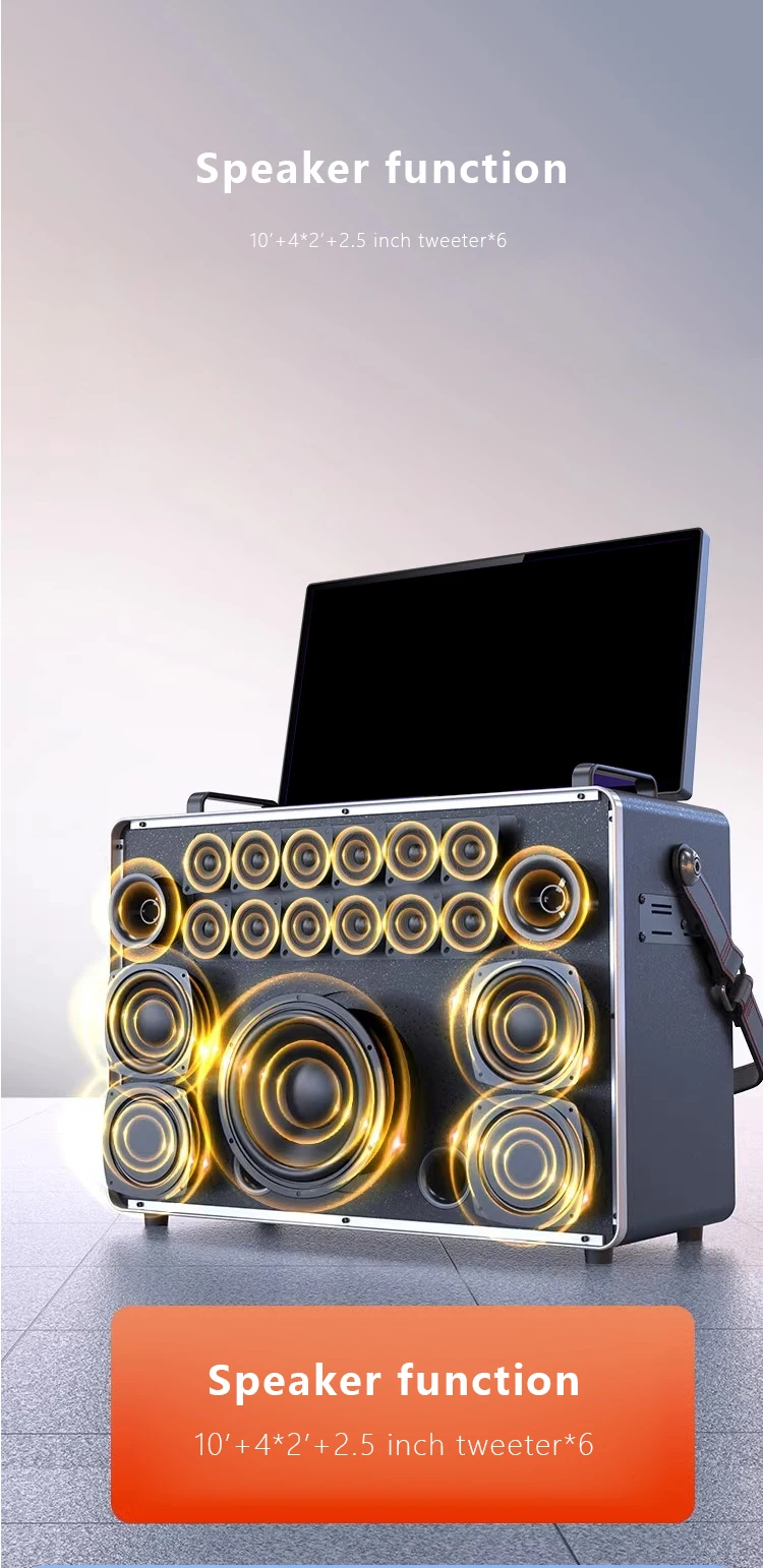 Outdoor Square Dance Audio With Display Screen Microphone Speaker ...