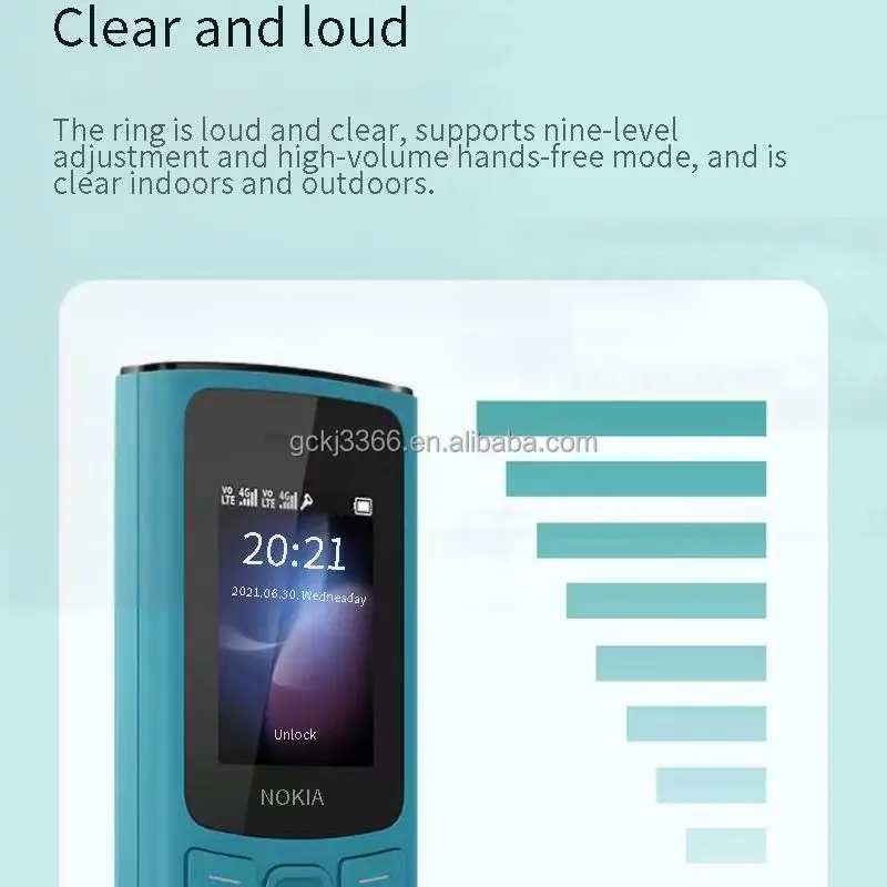 Hot Selling Mobilephone 105 2021 2g Full Network Straight Board Button ...