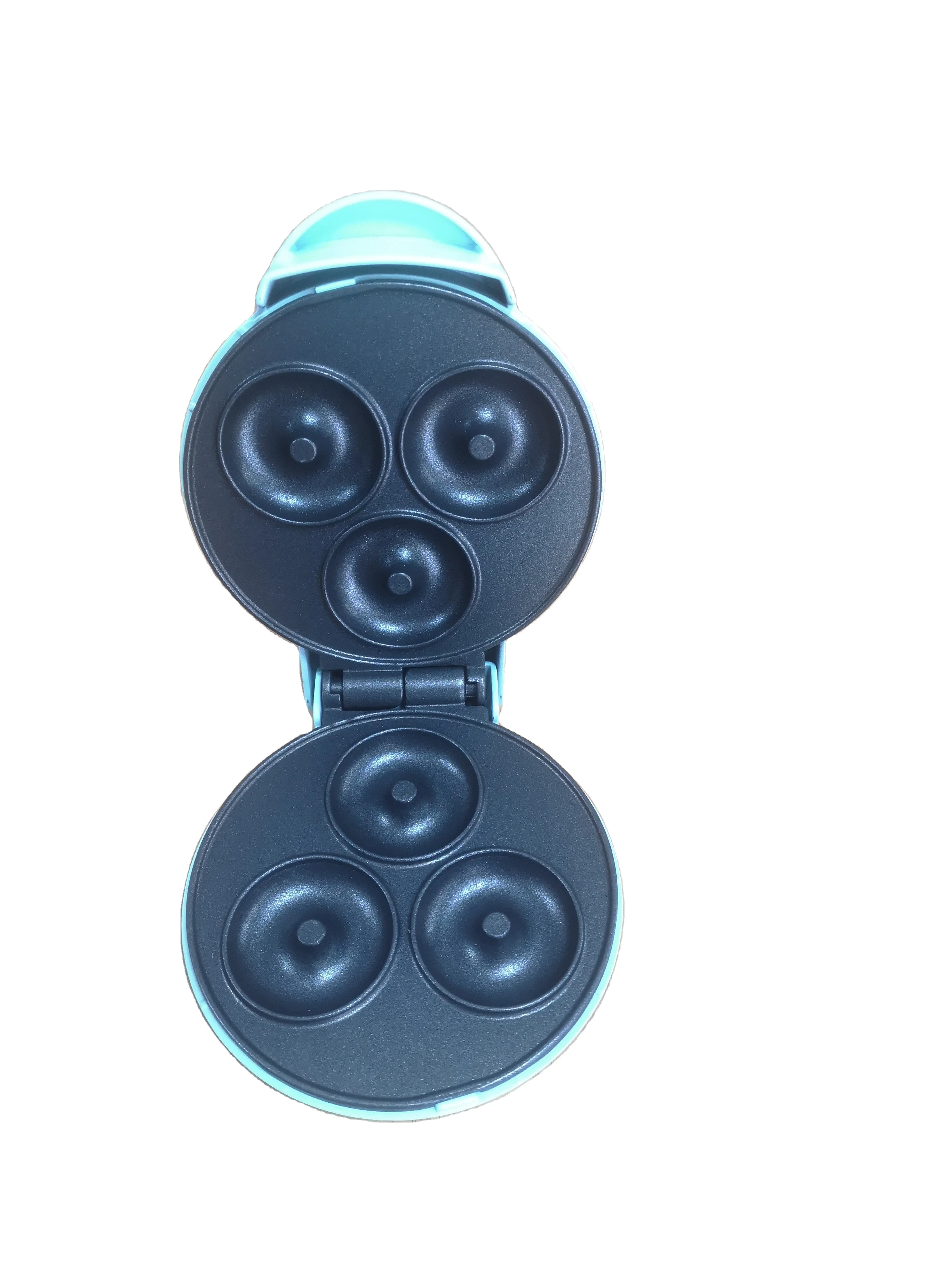 3 Holes Mini Donut Maker, Cake Maker with Automatically Temperature ...