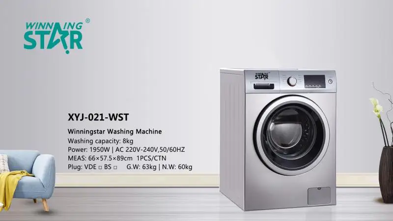 Winning Star 8kg Wst-wm12uh1w Maquina De A Laver Lavadoras De Ropa ...