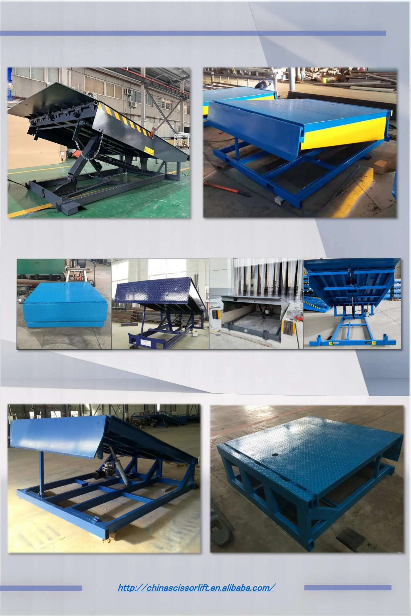 Hydraulic Dock Ramp Logistic Transporting Equipped for Stock Cargo ...