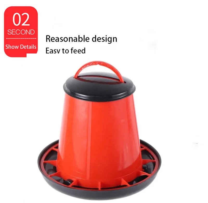 New Chicken Feeding Tool 1.5kg Feeder Waterer Plastic Feeder Kits for ...