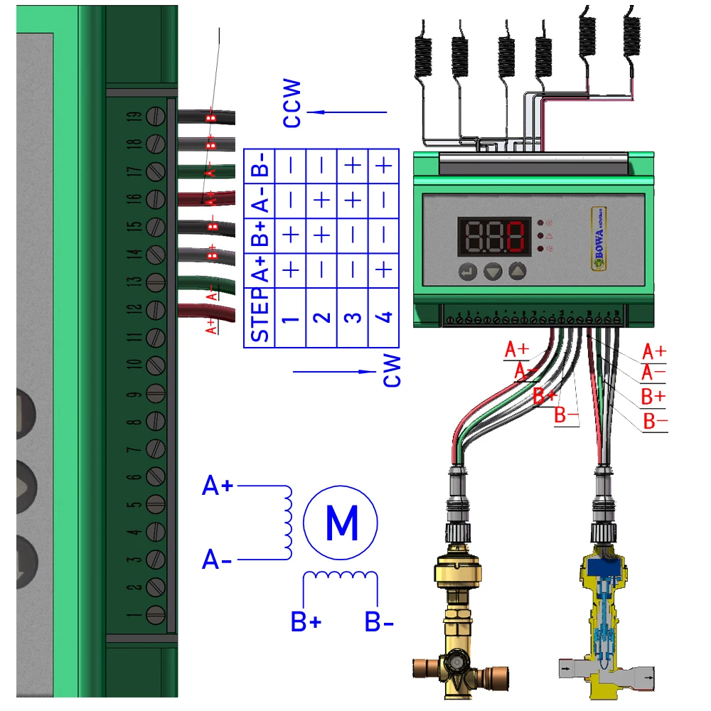 Stepper Motor Pulses Modulator As Superheat Controller Provide ...