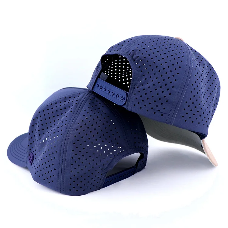 Qianzun Two Tone Custom Rubber Logo Waterproof Golf Hat