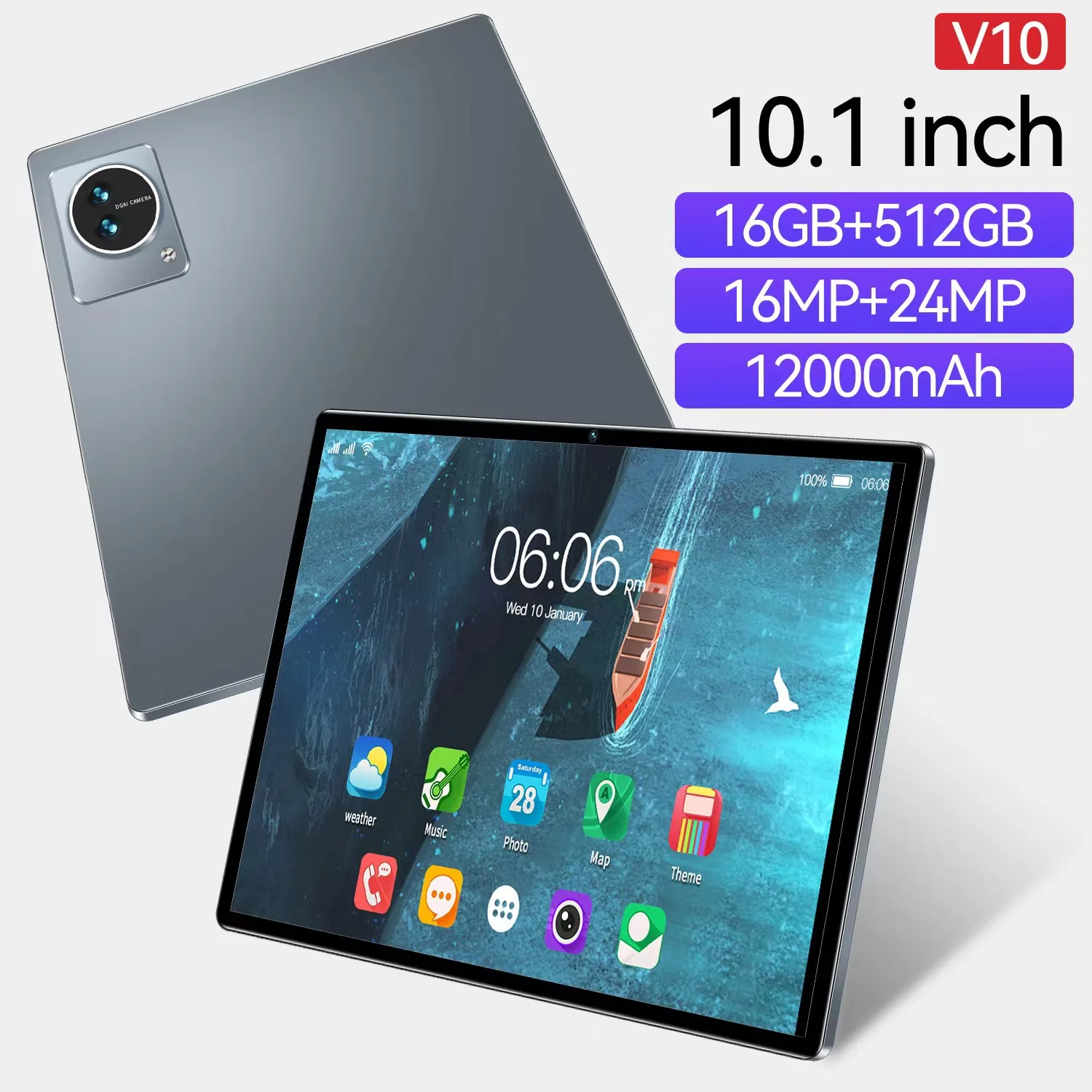 Wholesale Cheap Price 10.1 Inch Pad Tablet Computer Android 12 Tablet ...
