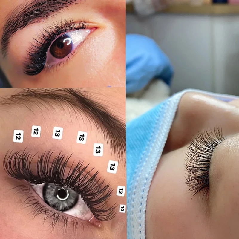 High Quality 5d 6d Short Stem Premade Eyelash Extension 10d Handmade 0. ...