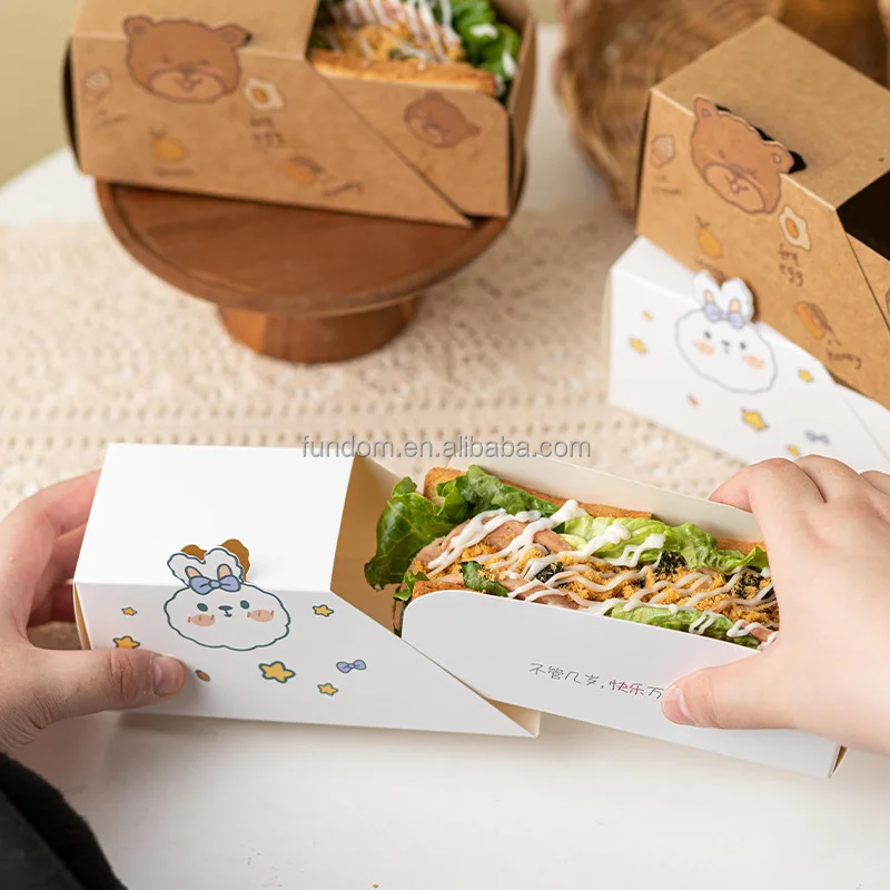 Custom Korean Corn Dog Box - Bio-Degradable & Customize