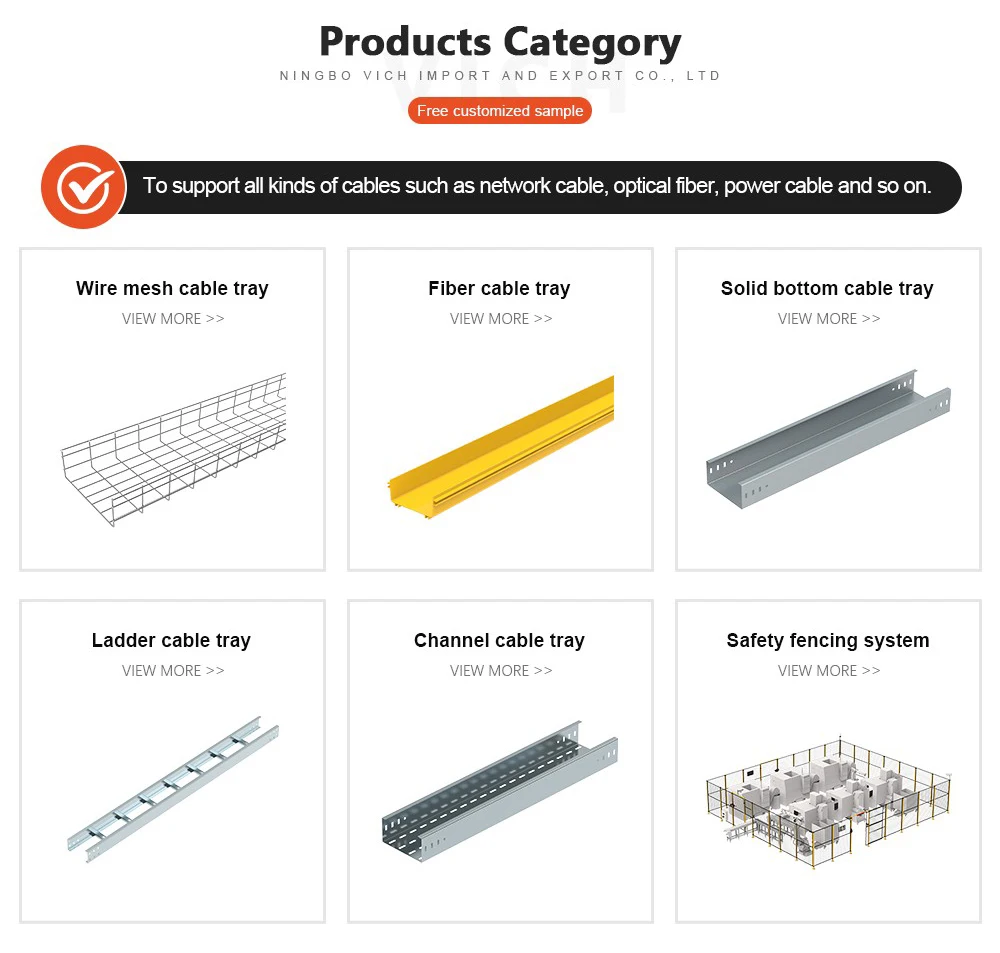 Industrial Steel Cable Trunking One-Stop Service Standard Size Rust ...