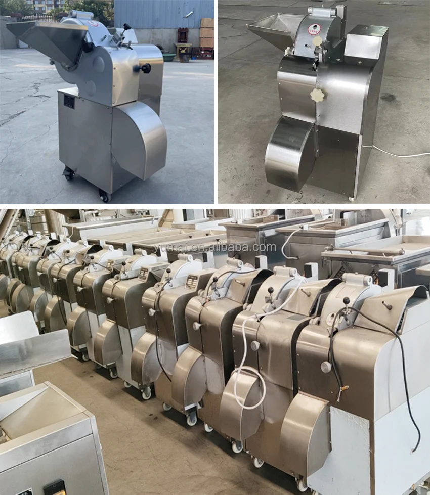 Industrial Vegetable Fruit Dicing Cassava Chopper Tomato Pepper Cutter ...