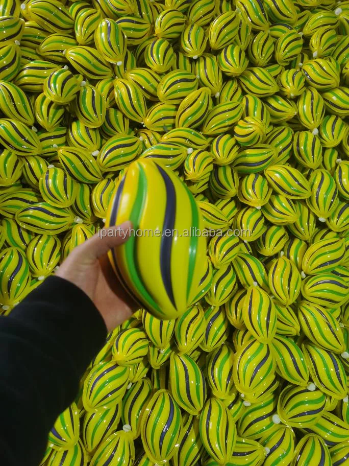 7" Mardi Gras Foam Football - Knobby Ball Fun for Parades