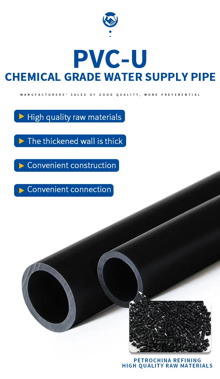 National Standard Pvc-u Chemical Grade Water Supply Pipe Thickened And ...