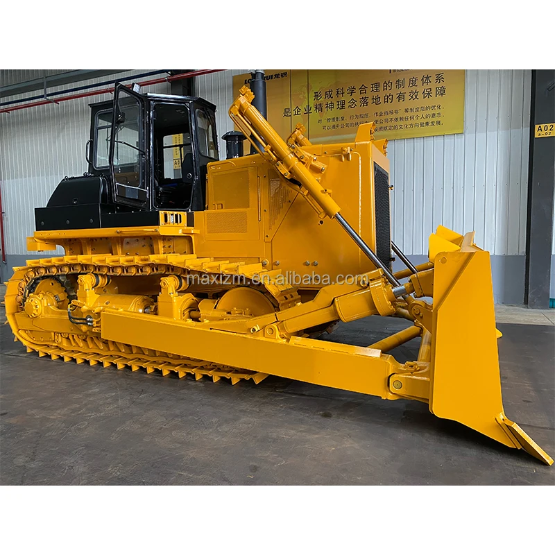 Lonking Bulldozer Jenis Jalur Perayap 160HP dengan ROPS Cab LG160 ...