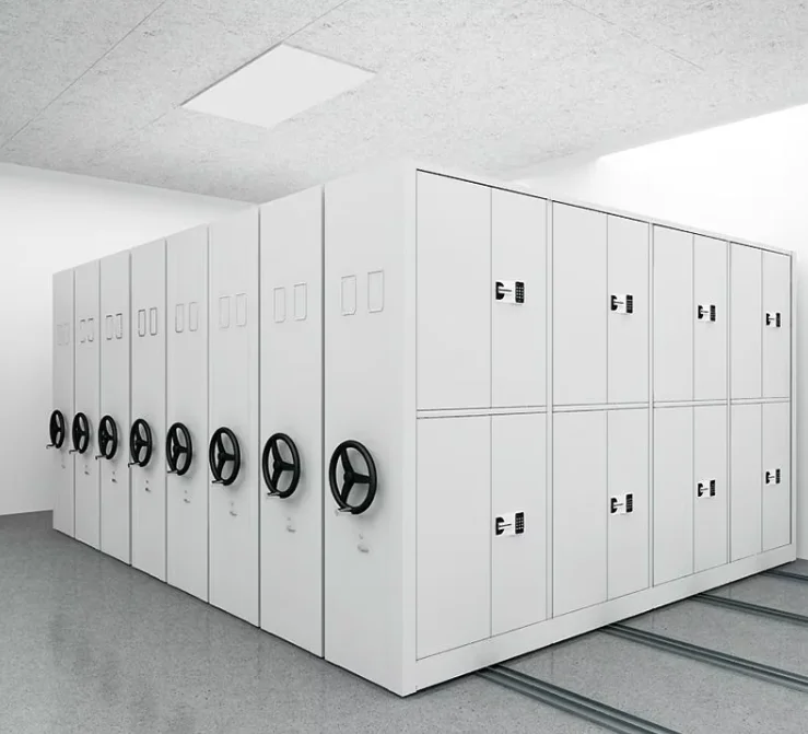 Compact Rack Mobile Shelving - Durable Steel Storage