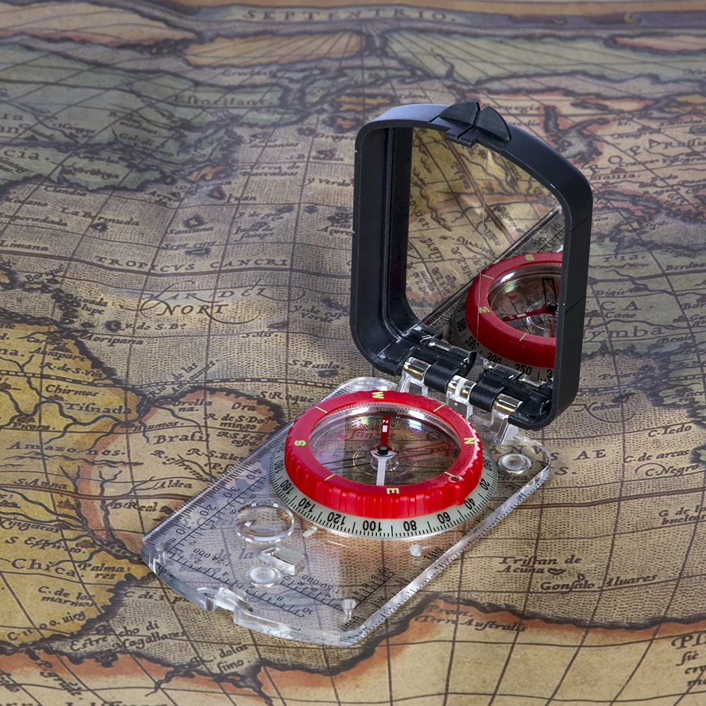 Orienteering Map Compass - Precision for Hiking & Camping