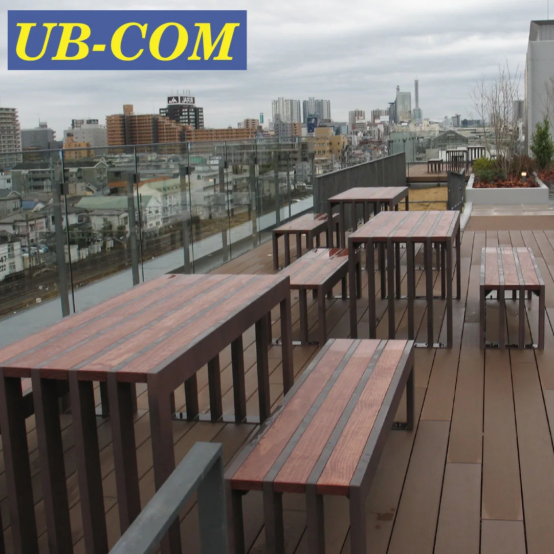 Rot Resistant High Durability Ub-awn173 Garden Outdoor Solid Wood Table ...
