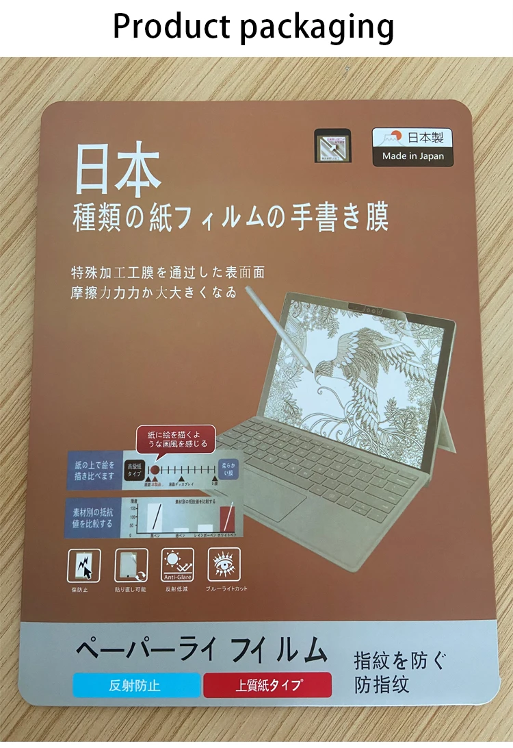 Paper Like Screen Protector Glass Pro Tablet Paper-like Air 12.9 Write ...