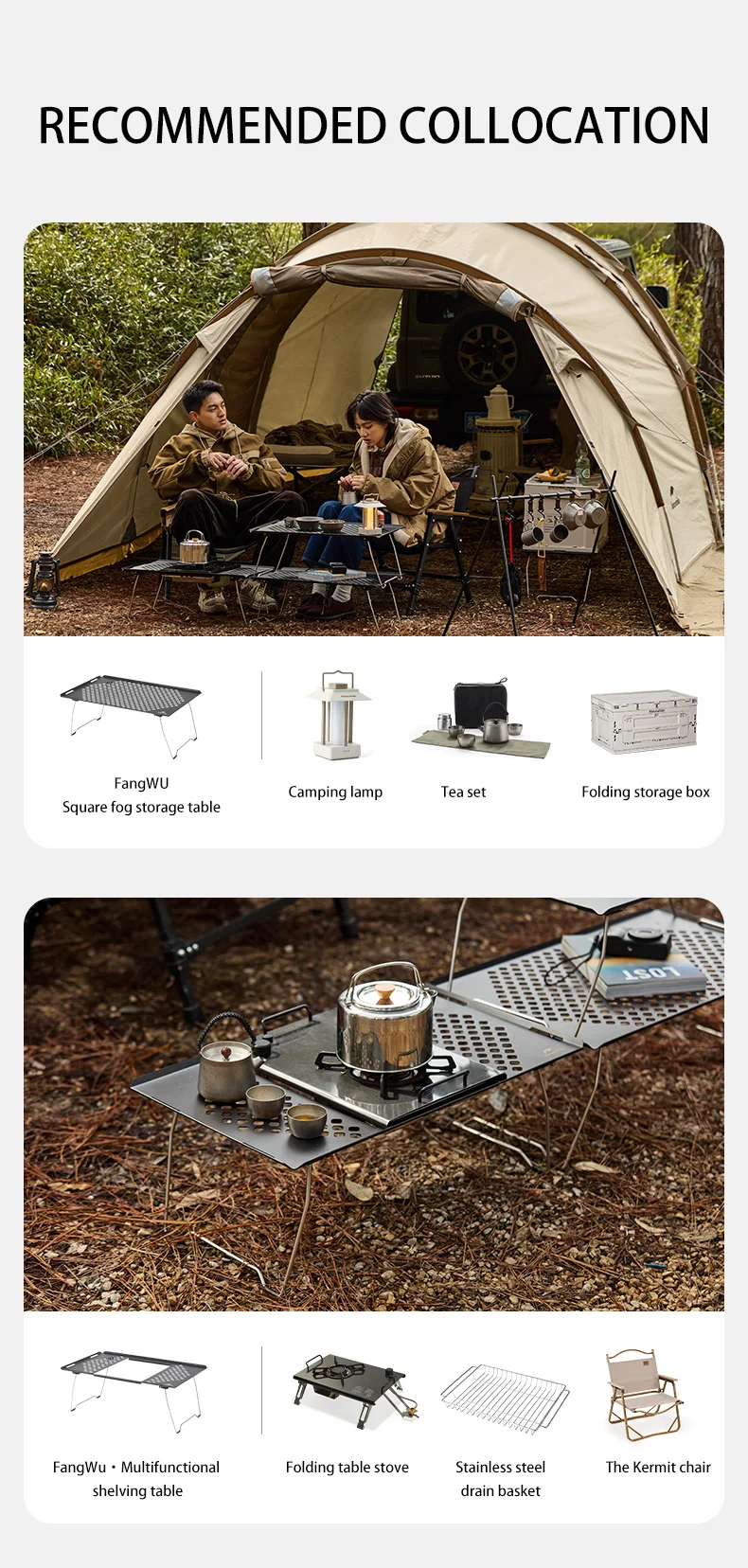 Naturehike Outdoor Folding Table - Durable Stainless Steel