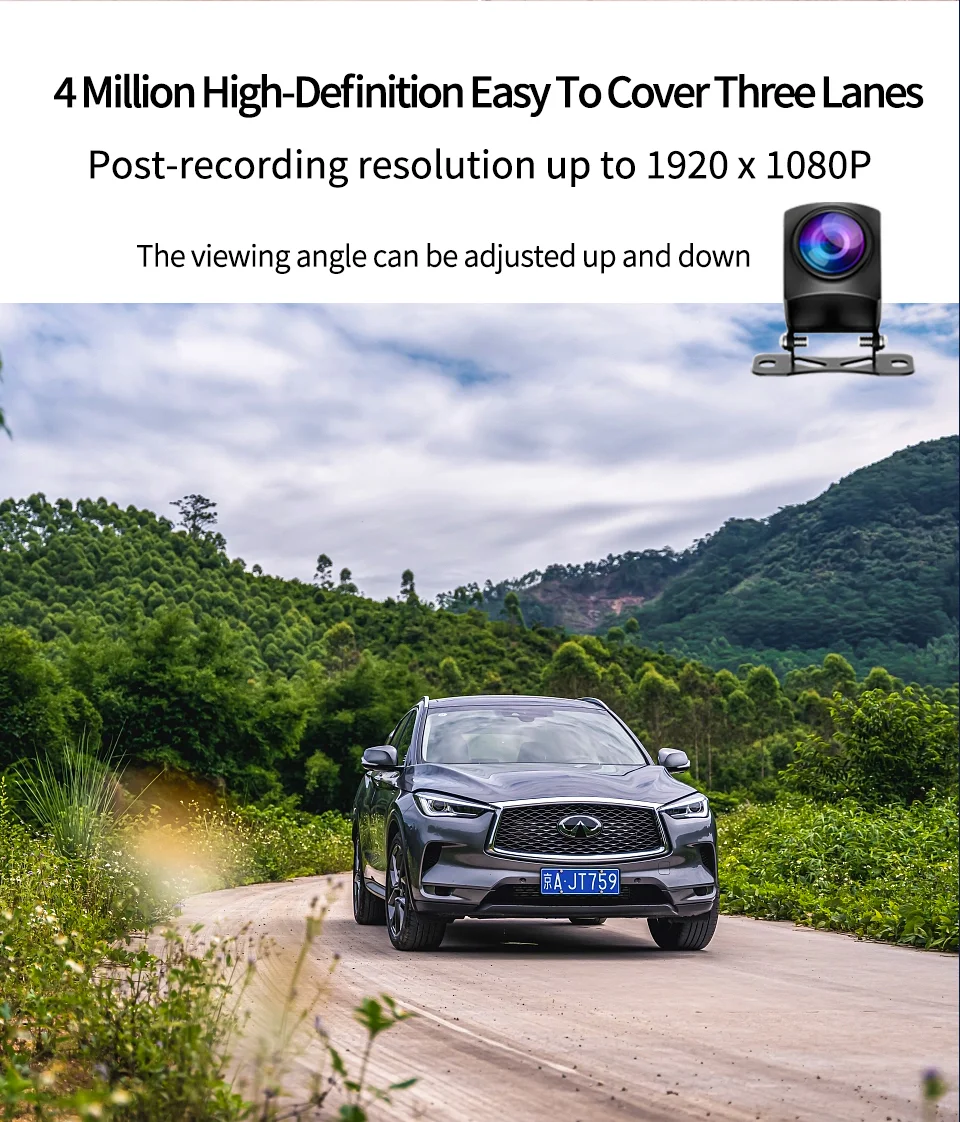 Android 10.0 ADAS Dash Cam - 10.26" HD 1080P IPS 4G 8core