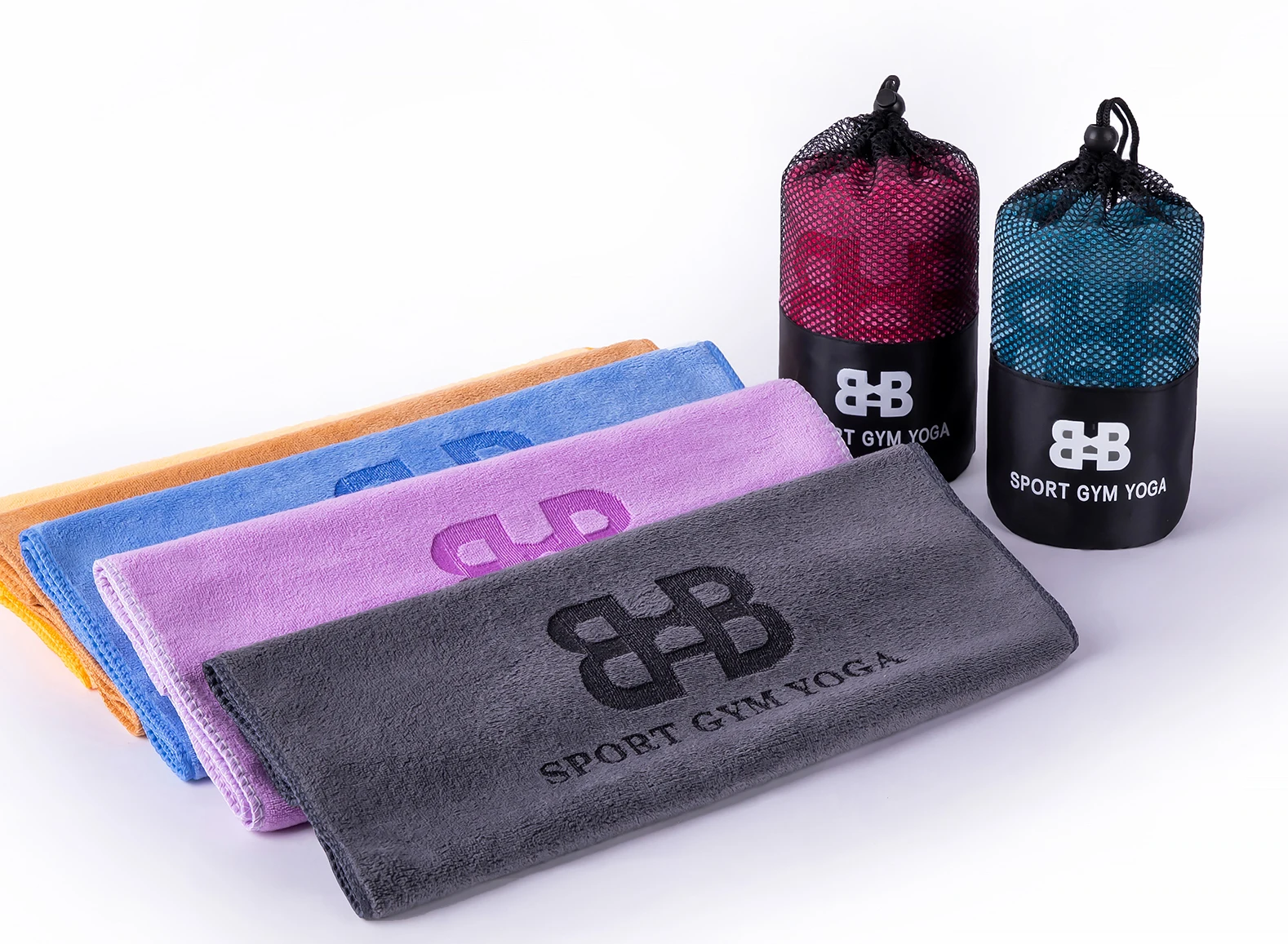 Microfiber Promotional Black Color Neck Towel - High Quality