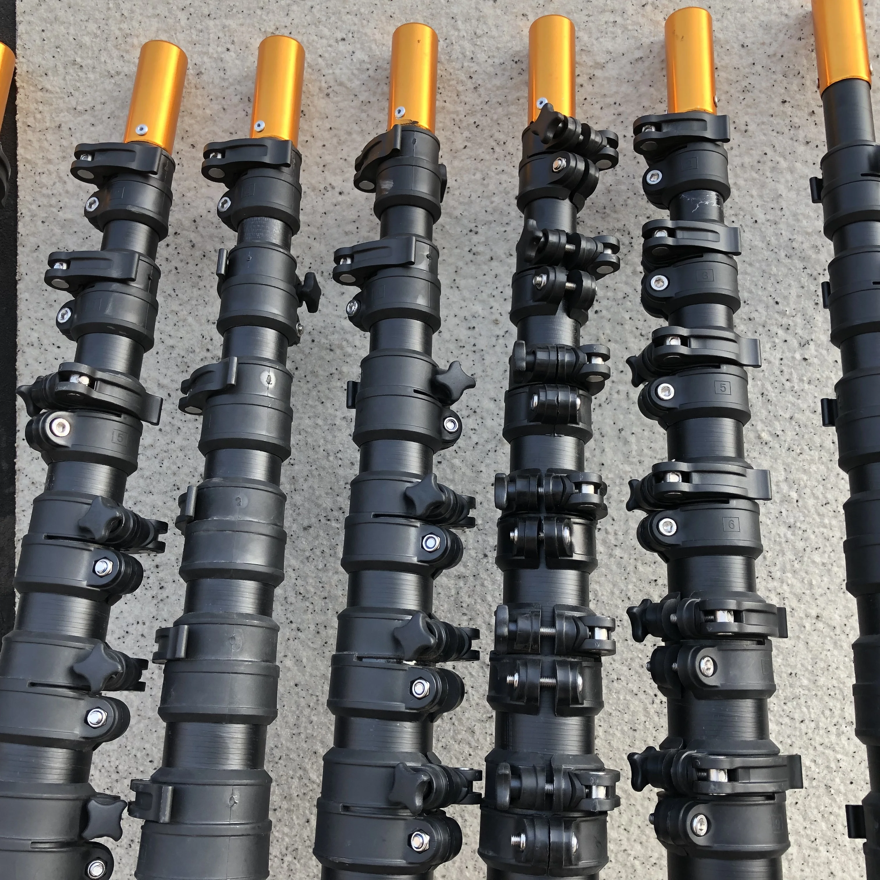 15m Telescopic Mast Carbon Fiber - High Strength & Light Weight