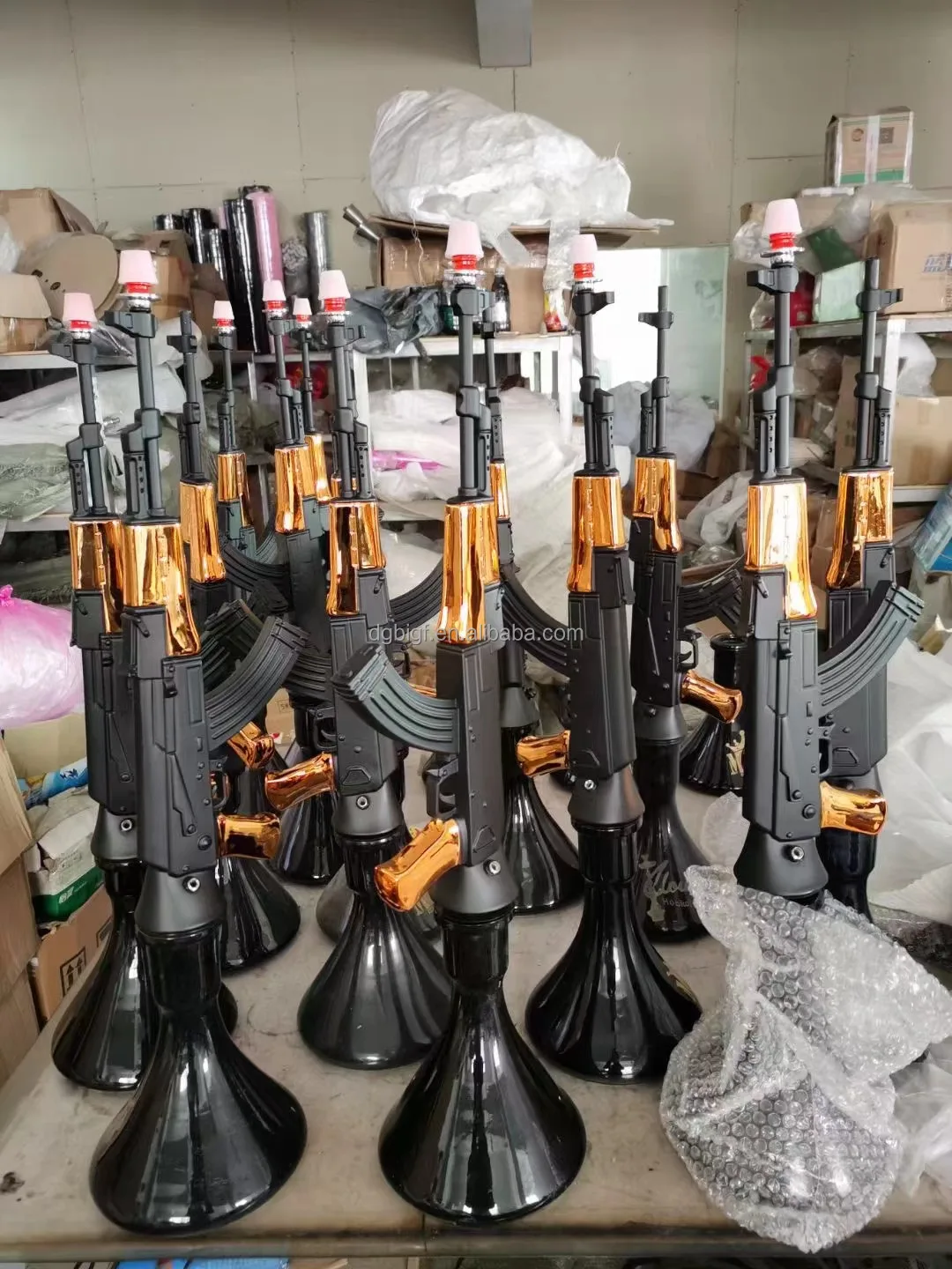 2021 Hot Sale Shesha Custom Brand Logo Mob Rose White Ak47 Gun Shape Ak ...