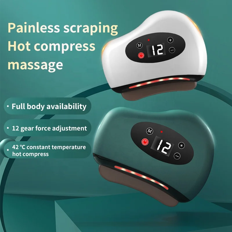 Alibaba.com: Face Lift Guasha Massager Electric Heated Facial Red ...