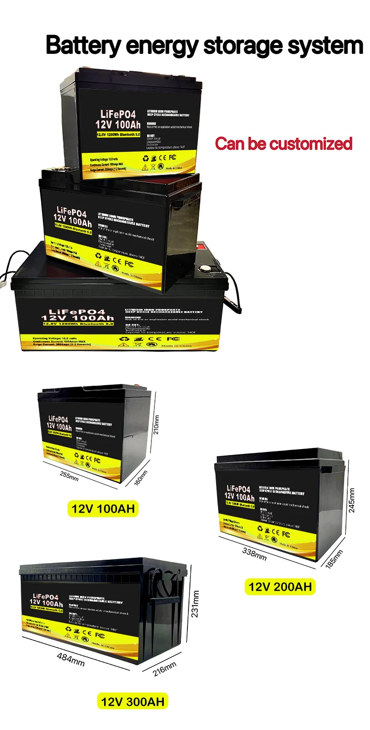 12v 24v Lithium Ion Battery Storage Systems for Solar Energy