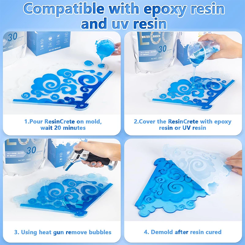 1KG Water-Based Eco-Friendly Formula 20-30 Minutes Demold Fast Curing ...