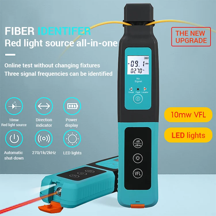 Network Fiber Optical Identifier Optical Detector Cable Tester 3 In 1 ...