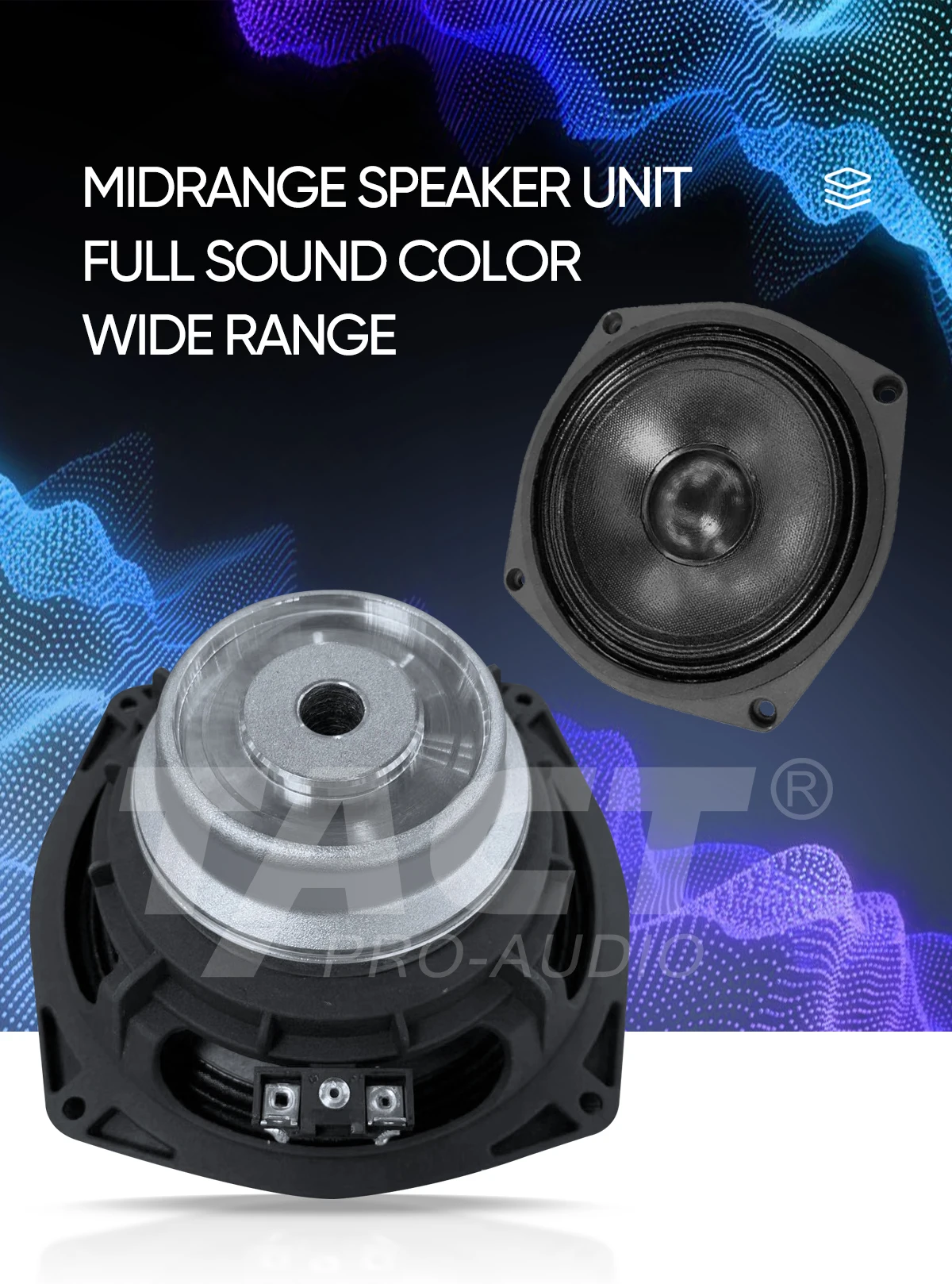 TACT Dual 12 Inch 3-Way Line Array Speaker - Outdoor Pro Sound