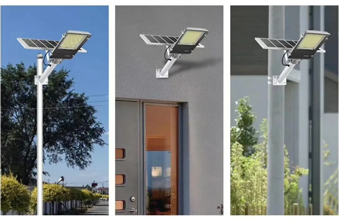 2025 New Design Integrated 100W-300W Solar Street Light with Pole LED ...