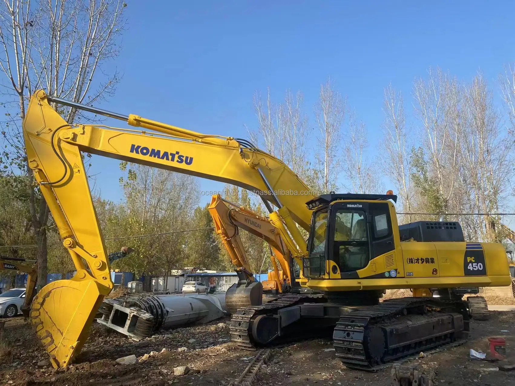 Japan Made 45 Ton Heavt Earth-moving Shovel Komatsu Pc450-8,Second Hand ...