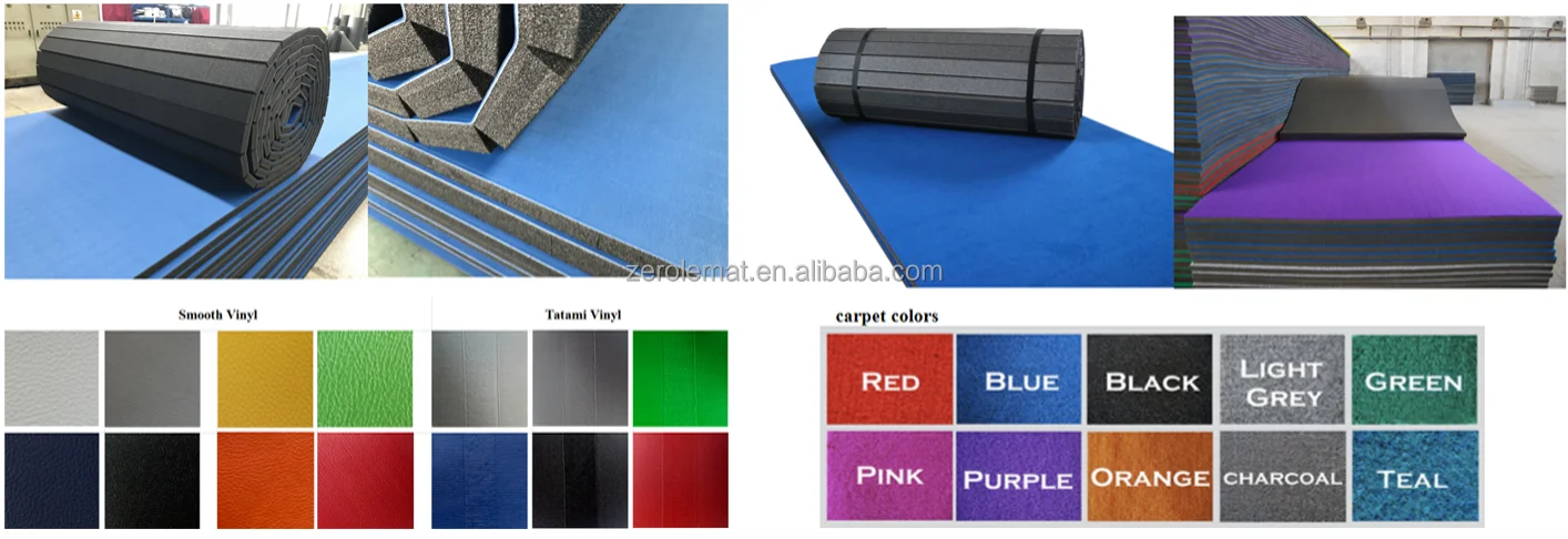 6x42' Carpet Bonded Mats - Ideal for Cheer and Stunt Training
