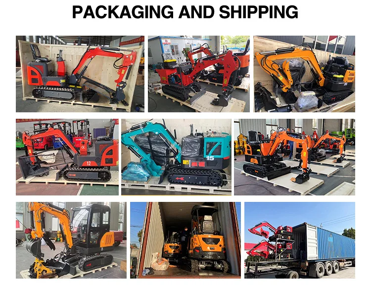 Free Shipping! 1.8 Ton Mini Excavator 1 Ton 2 Ton Kubota Engine Digger ...