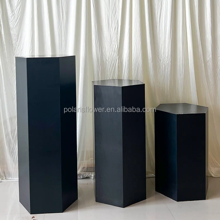 Wedding Decoration Cake Pedestal Plinth White Desert Ripple